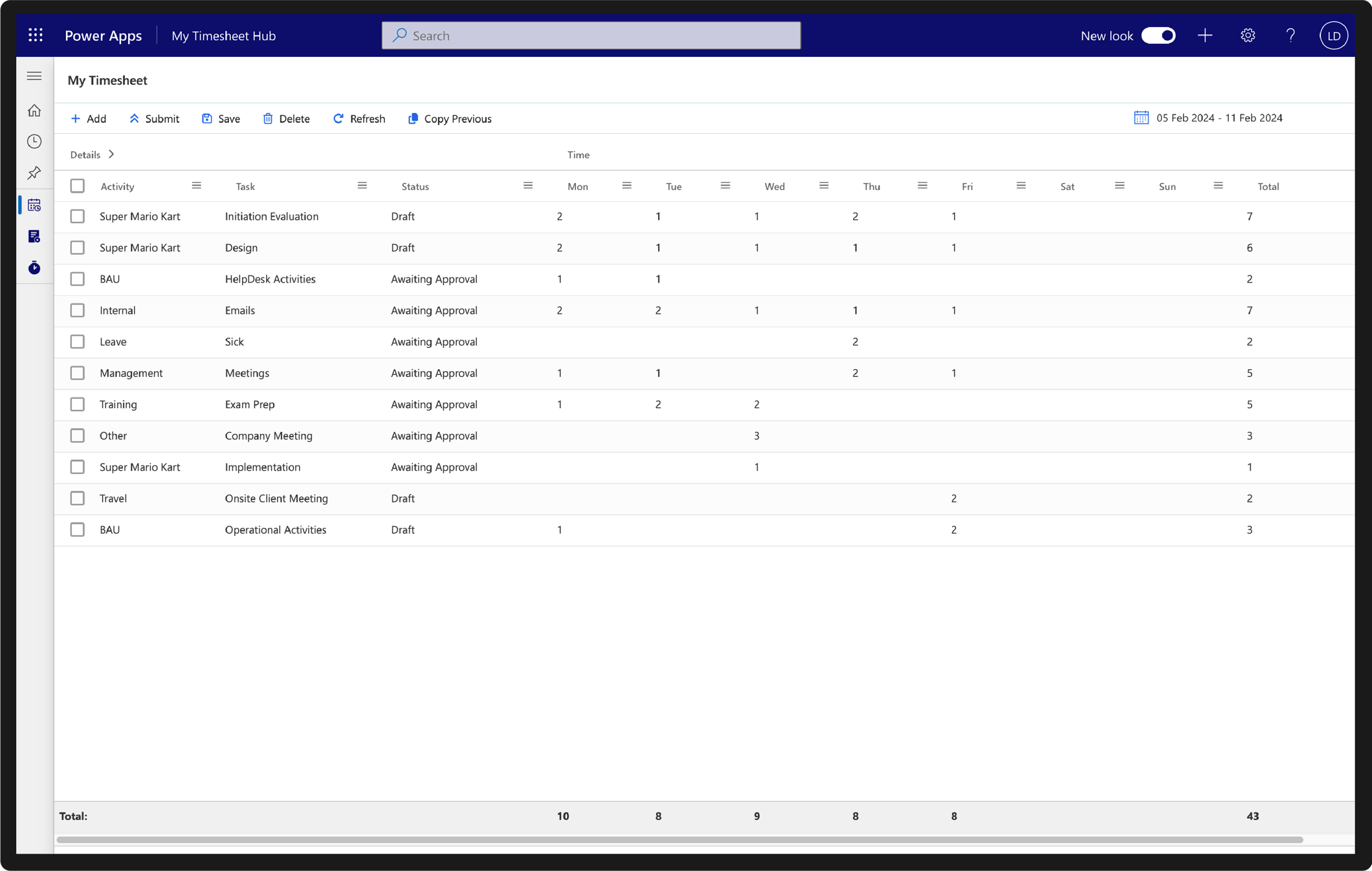 The Digital Project | Timesheet Hub