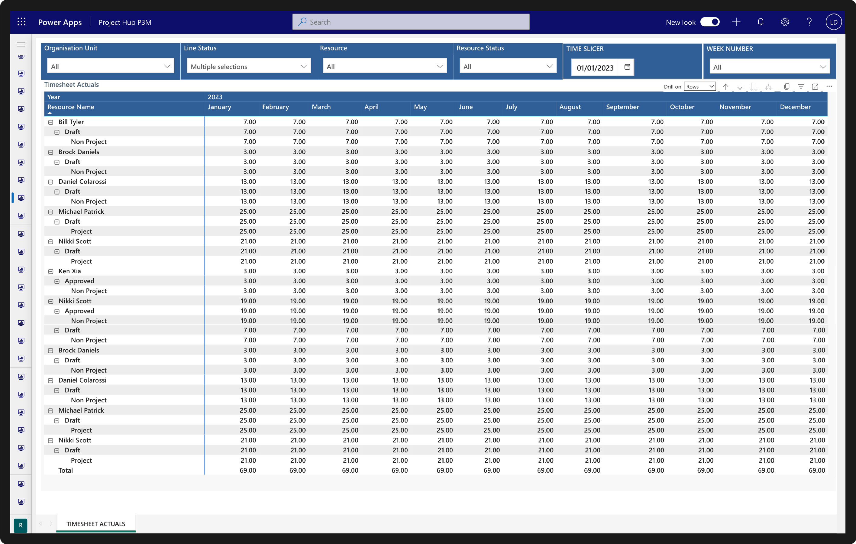 The Digital Project | Timesheet Hub